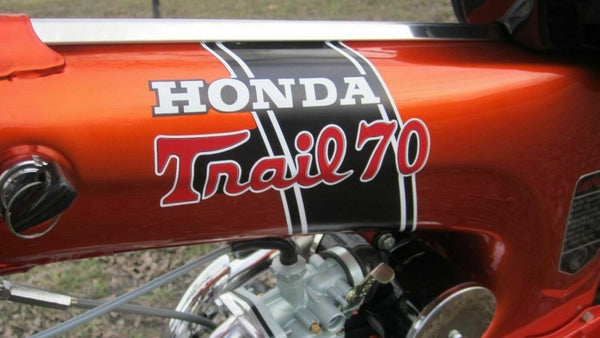 Honda CT70 Trail 70 HKO Main Body Frame DECAL PAIR 70-71 87124-098-980 ...